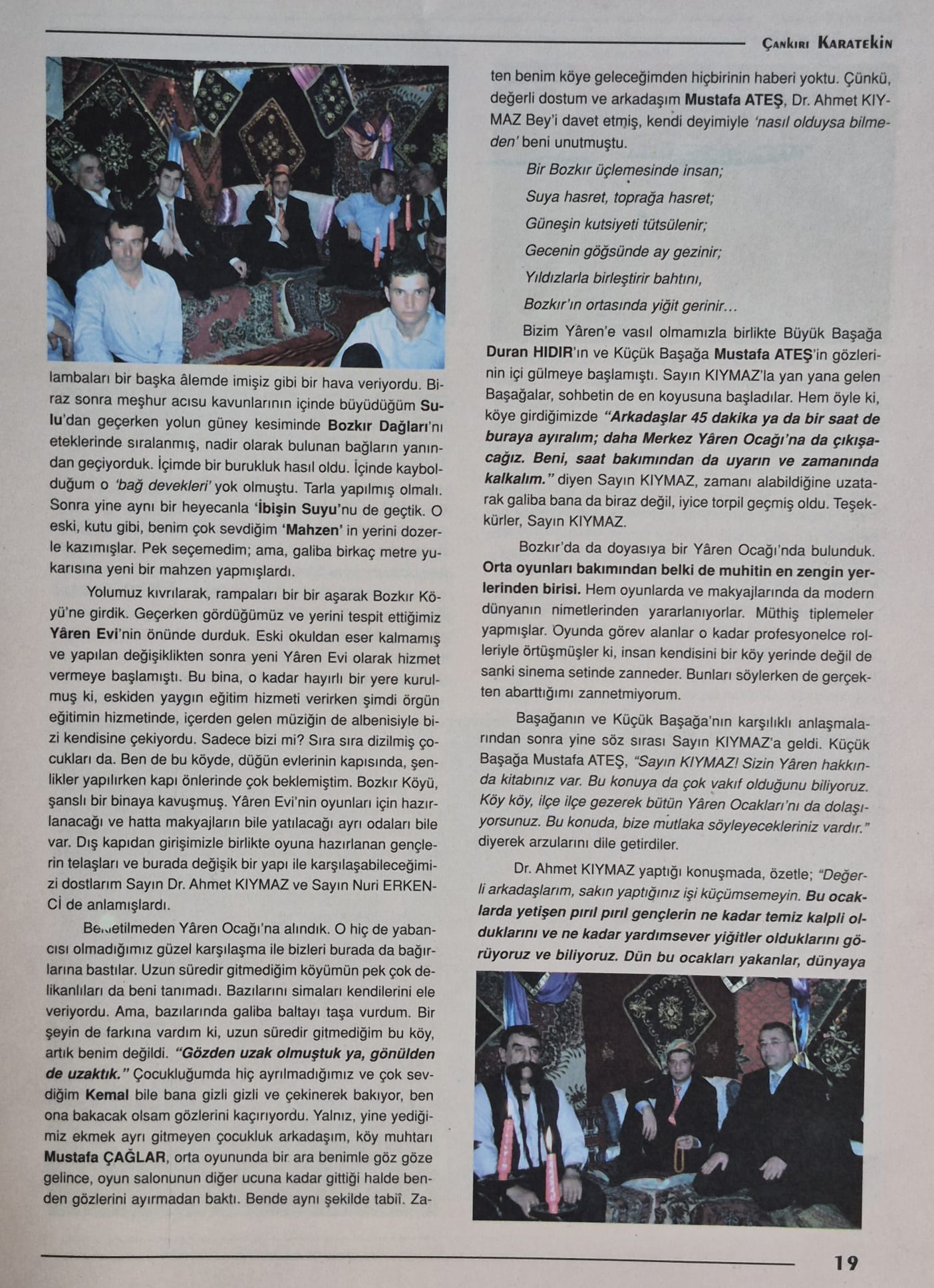 ÇANKIRI YÂREN MECLİSLERİ